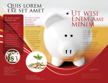 Save Money Brochure Template Design and Layout, Download Now, 02316 ...