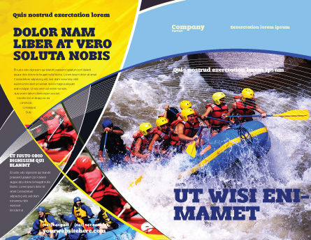 Rafting Brochure Template Design and Layout, Download Now, 02380 ...
