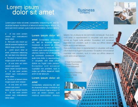 Building Company Brochure Template Design and Layout, Download Now ...