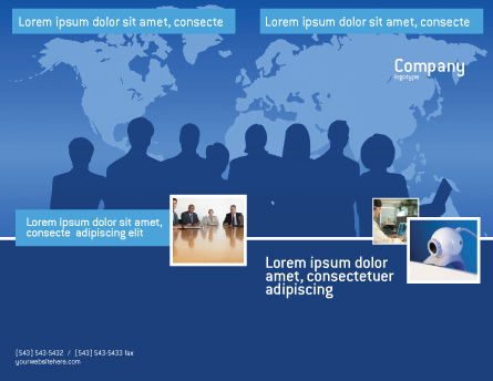 Globalization Brochure Template Design and Layout, Download Now, 02495 ...