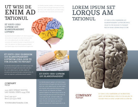 Brain In Gray Brochure Template Design and Layout, Download Now, 02541 ...