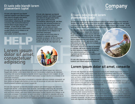 Help Brochure Template Design and Layout, Download Now, 02584 ...