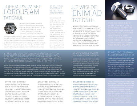 Screw-Nut and Bolt Brochure Template Design and Layout, Download Now ...