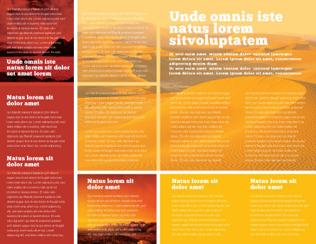 Red Desert Brochure Template Design and Layout, Download Now, 02728 ...