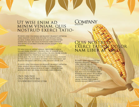 Free Corn Thanksgiving Brochure Template Design and Layout, Download ...