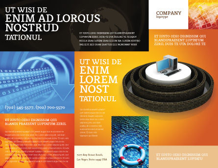 Computer Firewall Brochure Template Design and Layout, Download Now ...