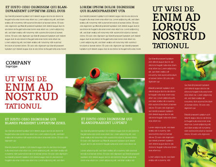 Plantilla de folleto - sapo Diseño y layout. ¡Descargar ahora! | 03024 ...