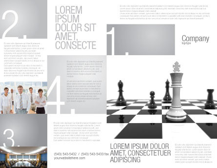 Chess White Begin And Win Brochure Template Design and Layout, Download ...