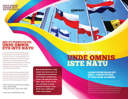United Nations Brochure Template Design and Layout, Download Now, 03169 ...