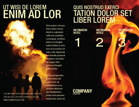 Fire Brigade Brochure Template Design and Layout, Download Now, 03434 ...