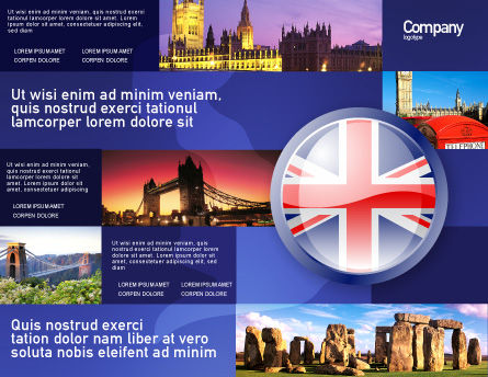 United Kingdom Brochure Template Design and Layout, Download Now, 03448 ...
