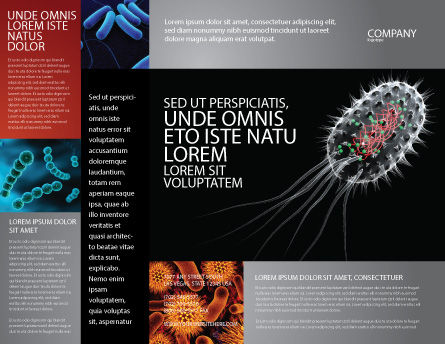 Bacteria Cell Brochure Template Design and Layout, Download Now, 03573 ...