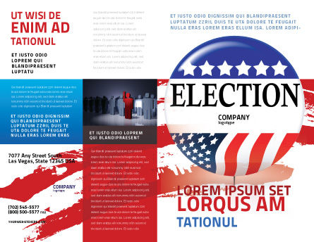 USA Elections Brochure Template Design and Layout, Download Now, 03595 ...