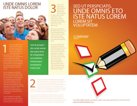Questionnaire Brochure Template Design and Layout, Download Now, 03627 ...