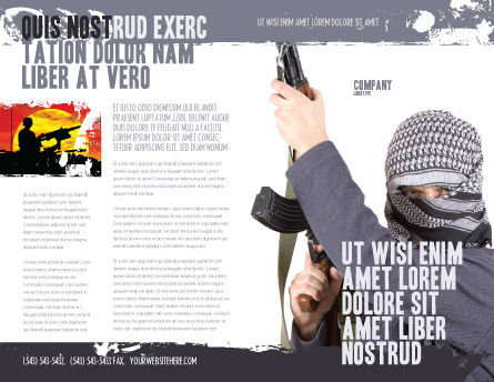 Terrorist Brochure Template Design and Layout, Download Now, 03632 ...