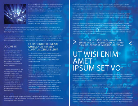 Blue Numbers Brochure Template Design and Layout, Download Now, 03718 ...