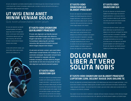 Atom Model Brochure Template Design and Layout, Download Now, 03763 ...