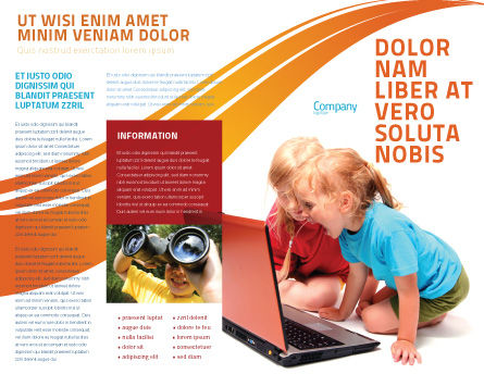 Long Distance Computer Education Brochure Template Design and Layout ...