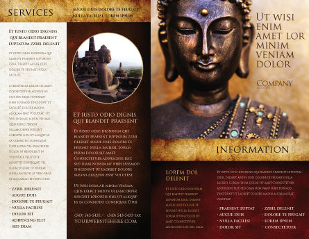 Buddha In Meditation Brochure Template Design and Layout, Download Now ...
