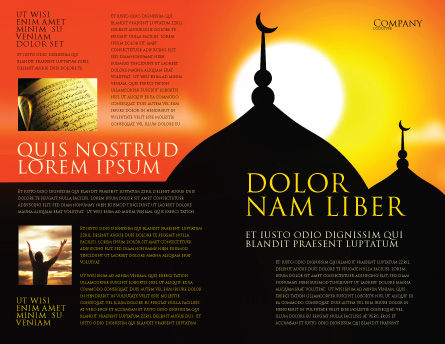 Mosques Brochure Template Design and Layout, Download Now, 04019 ...