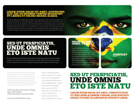 Face Of Brazil Brochure Template Design and Layout, Download Now, 04059 ...