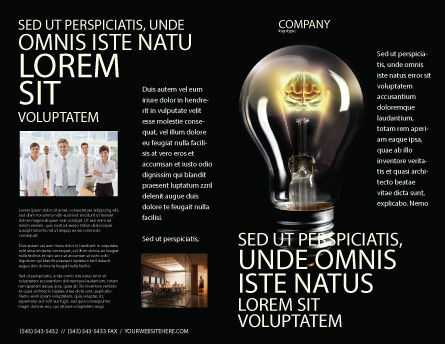 Electric Light Brochure Template Design and Layout, Download Now, 04138 ...