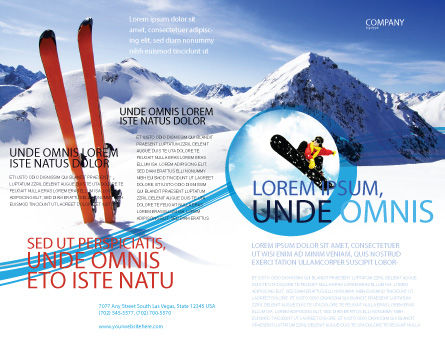 Skis Brochure Template Design and Layout, Download Now, 04169 ...
