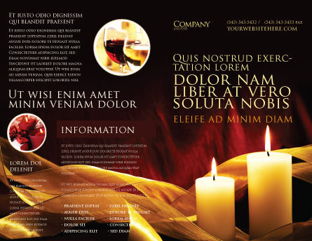 Candle Light Brochure Template Design and Layout, Download Now, 04239 ...