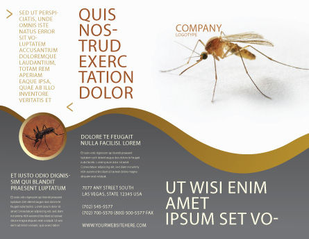 Mosquito Brochure Template Design and Layout, Download Now, 04599 ...