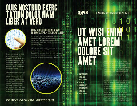 Matrix Code Brochure Template Design and Layout, Download Now, 04604 ...