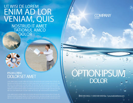 Water Wave Brochure Template Design and Layout, Download Now, 04866 ...