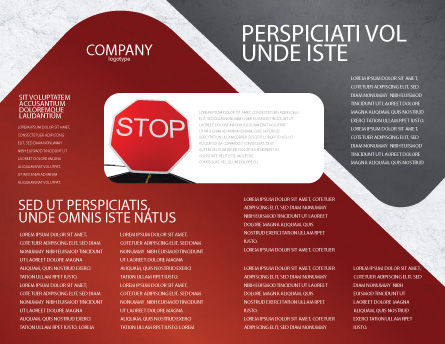 Traffic Police Brochure Template Design and Layout, Download Now, 05026 ...