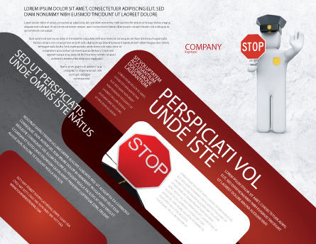 Traffic Police Brochure Template Design and Layout, Download Now, 05026 ...