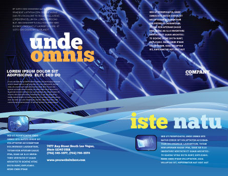 Broadcasting Network Brochure Template Design and Layout, Download Now ...