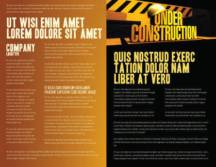 Closed Under Construction Brochure Template Design and Layout, Download ...