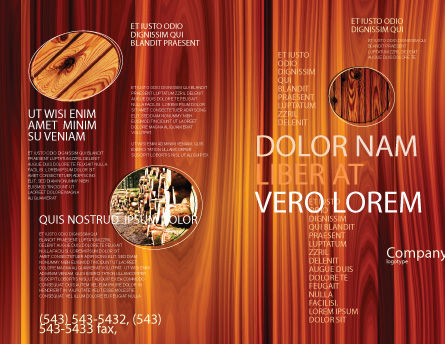 Wood Brochure Template Design and Layout, Download Now, 05294 ...