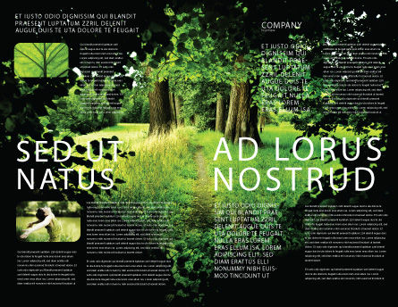Pathway In The Forest Brochure Template Design and Layout, Download Now ...
