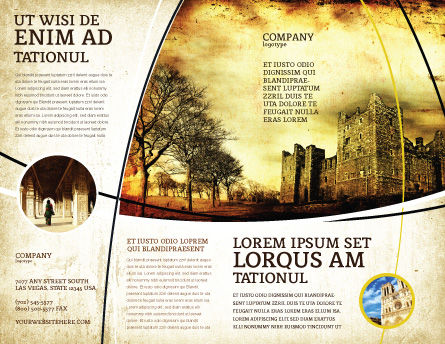 Castles And Fortress Brochure Template Design and Layout, Download Now ...