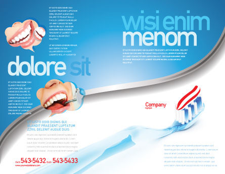 Toothpaste Brochure Template Design and Layout, Download Now, 05623 ...