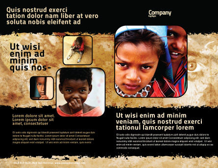Children Around The World Brochure Template Design and Layout, Download ...