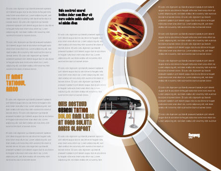 Film Reel In Light Brown Color Brochure Template Design and Layout ...