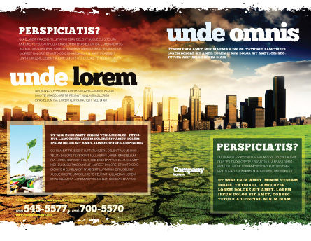 Bad Ecology City Brochure Template Design and Layout, Download Now ...
