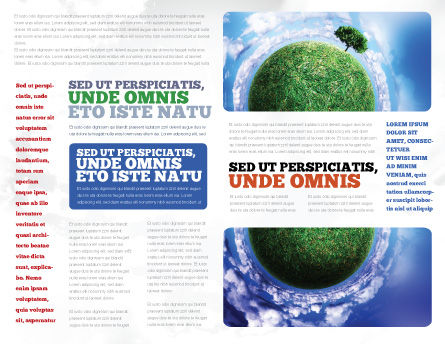 Green Planet In the Space Brochure Template Design and Layout, Download ...