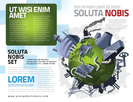 Pollution Control Brochure Template Design and Layout, Download Now ...