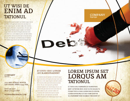 Debt Liquidation Brochure Template Design and Layout, Download Now ...