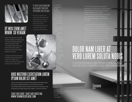 Prison Cell Brochure Template Design and Layout, Download Now, 07771 ...