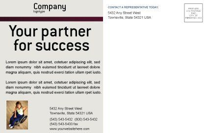 Disability People Postcard Template in Microsoft Word, Adobe InDesign ...