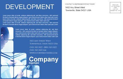 Business Analyst At Work Postcard Template in Microsoft Word, Adobe ...