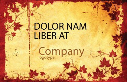 Vine Leaves Frame Postcard Template in Microsoft Word, Adobe InDesign ...