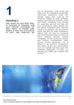 Engineering Word Template 01548 | PoweredTemplate.com